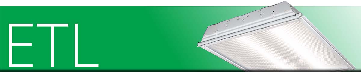 ETL - LED Lensed Recessed Troffer from LumenFocus